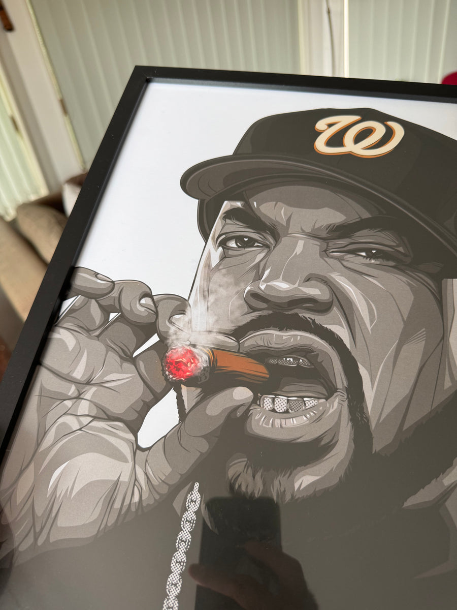 Ice Cube 'Gold Edition' - A3 Framed Art Poster – Poster Prints NZ