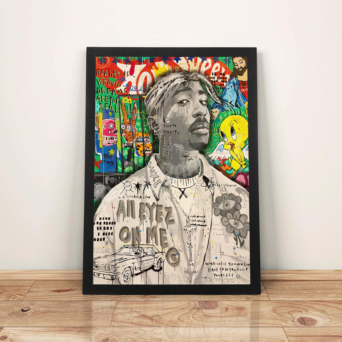 Tupac - A3 Framed Art Poster – Poster Prints NZ
