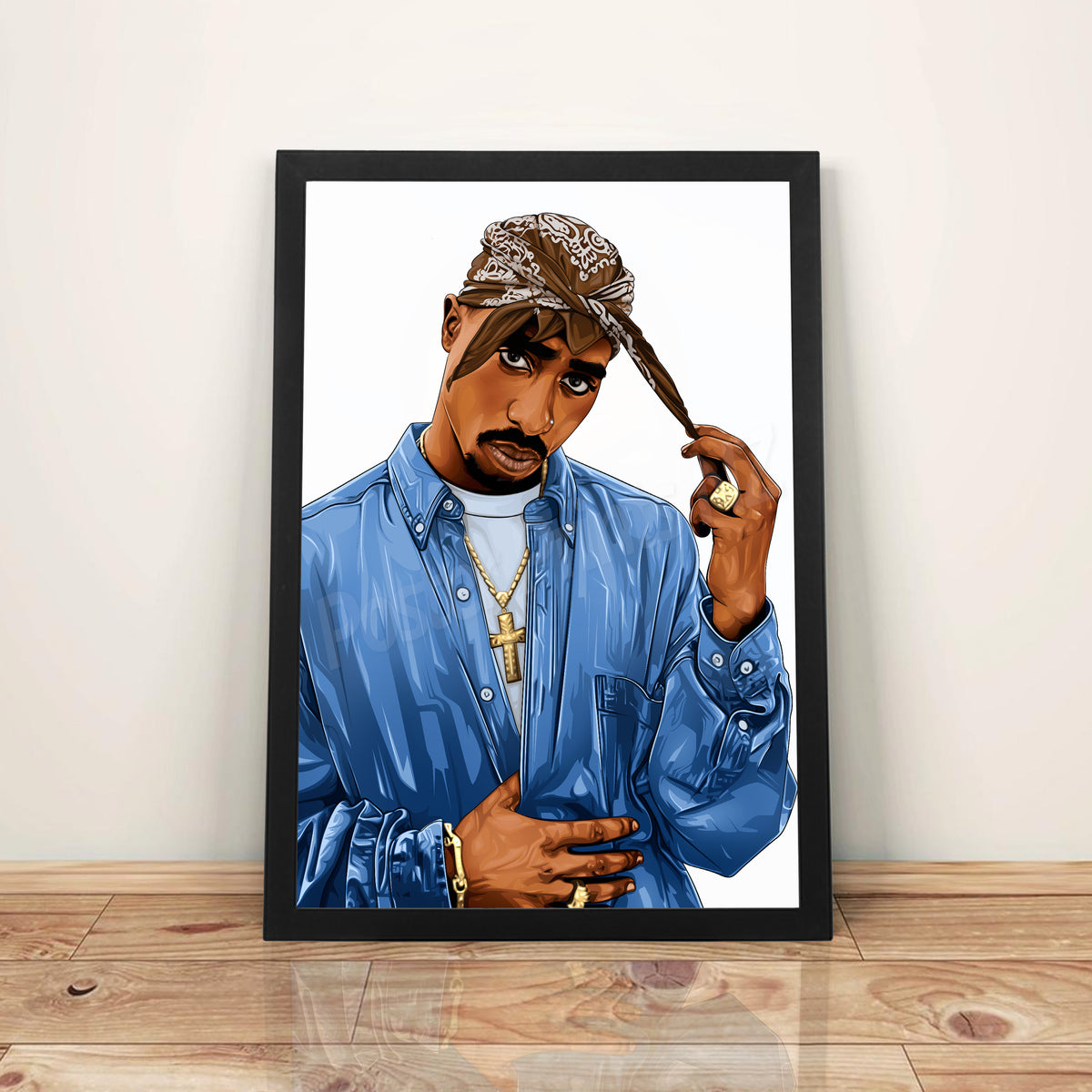 Tupac - A3 Framed Art Poster – Poster Prints NZ